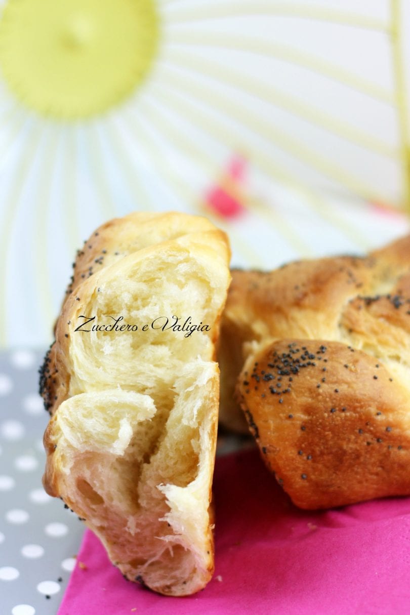 Treccia di pane a 4 capi