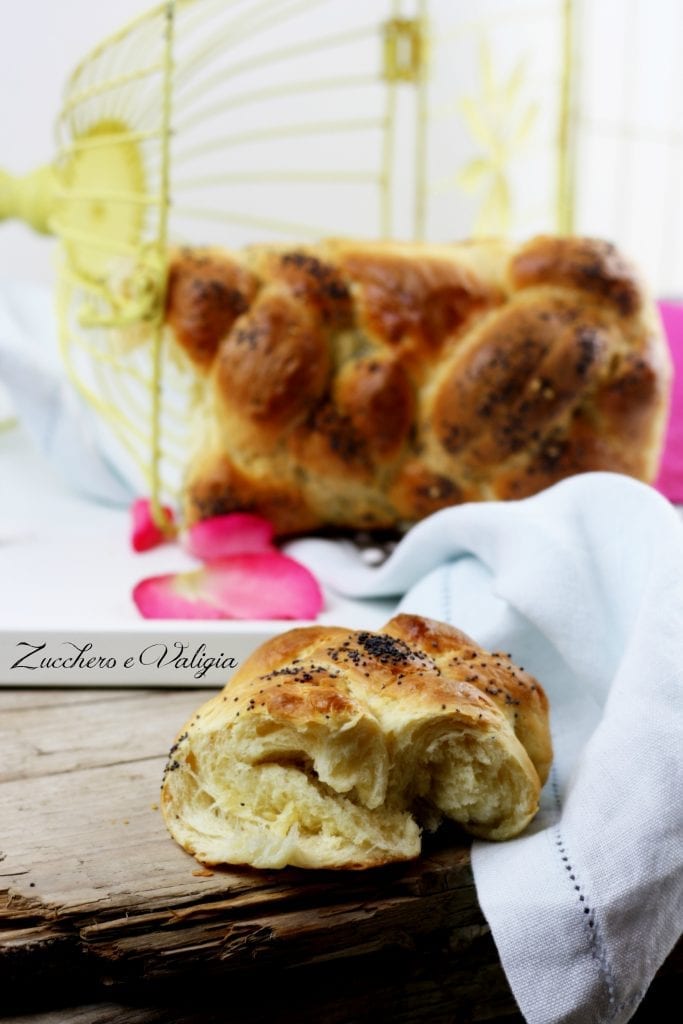 Treccia di pane a 4 capi